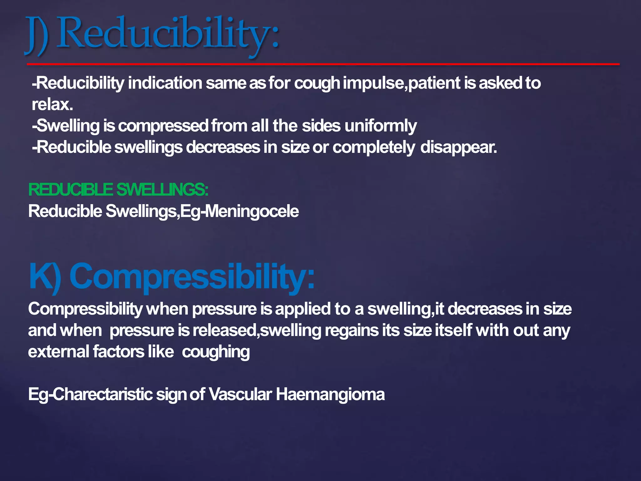 Examination of a swelling | PPTX