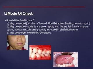 Examination of a swelling | PPTX