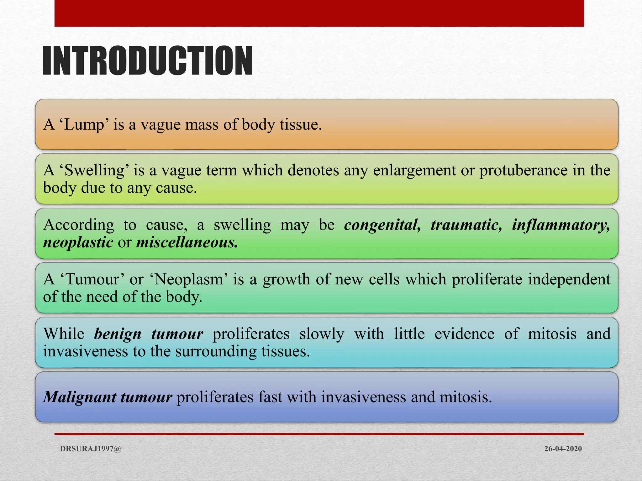 EXAMINATION OF SWELLING | PPTX