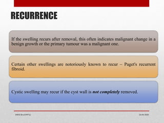 EXAMINATION OF SWELLING | PPTX
