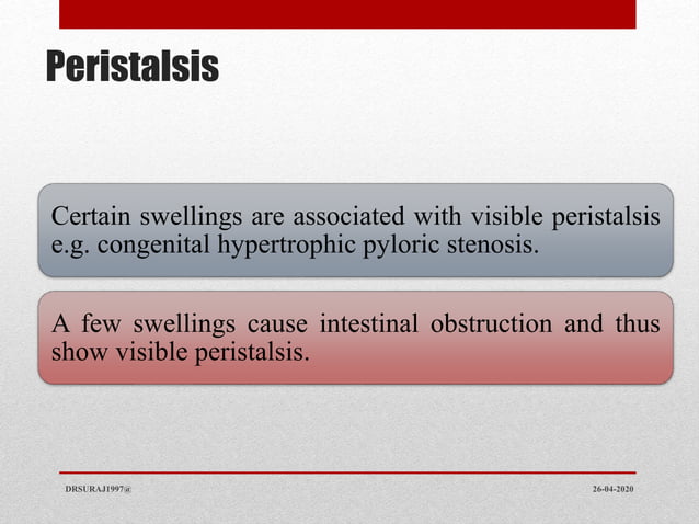 EXAMINATION OF SWELLING | PPTX