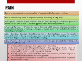 EXAMINATION OF SWELLING | PPTX
