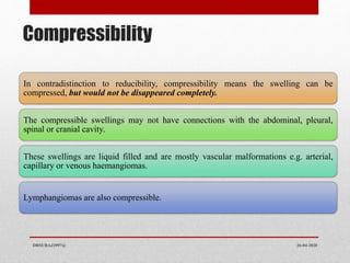 EXAMINATION OF SWELLING | PPT