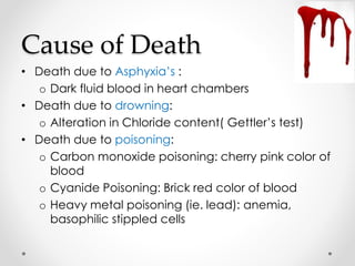 Examination of blood | PPTX