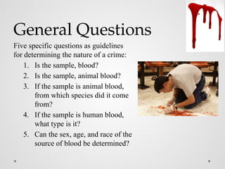 EXAMINATION OF BLOOD IN FORENSICS .pptx