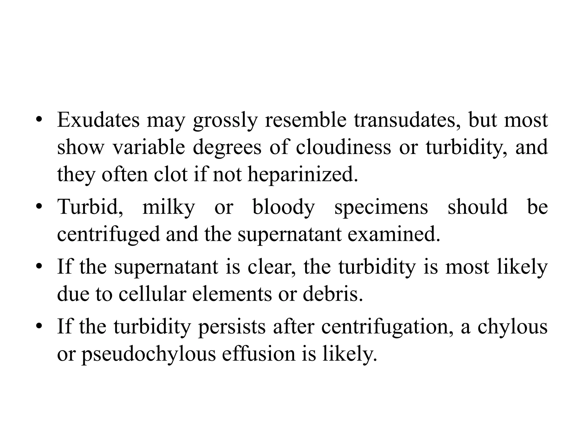 Pathological examination of body fluids | PPTX