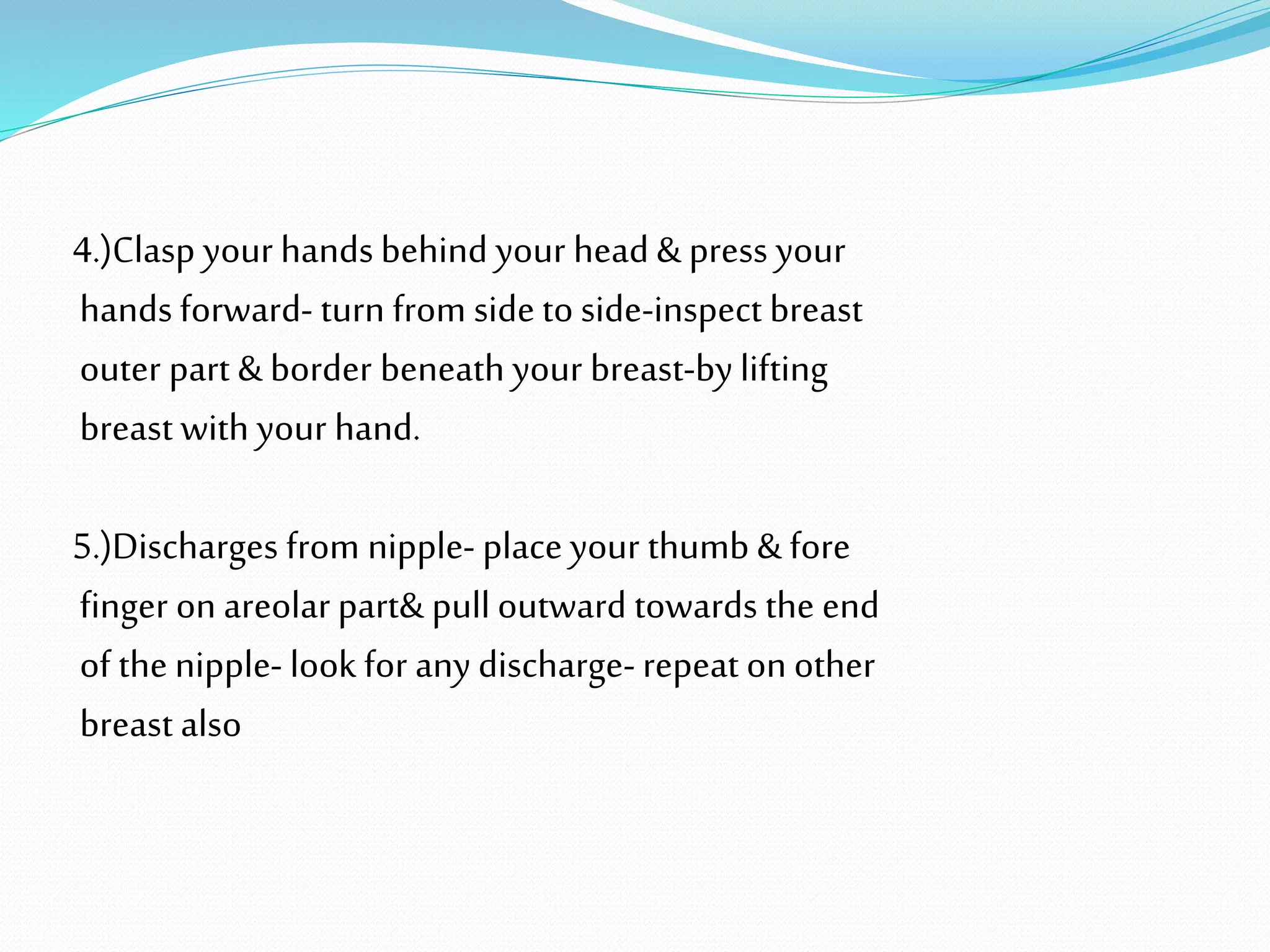 Basic Examination of breast | PPTX