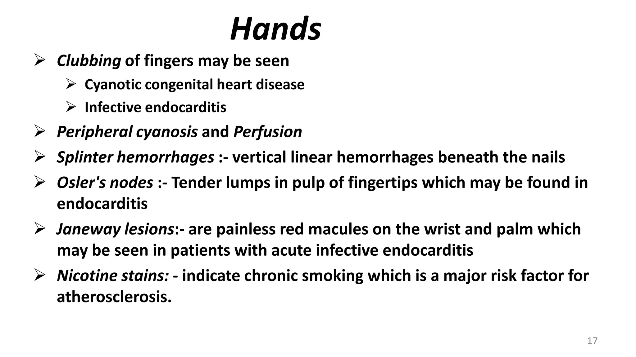 Examination of cardiovascular system in Pediatrics | PDF