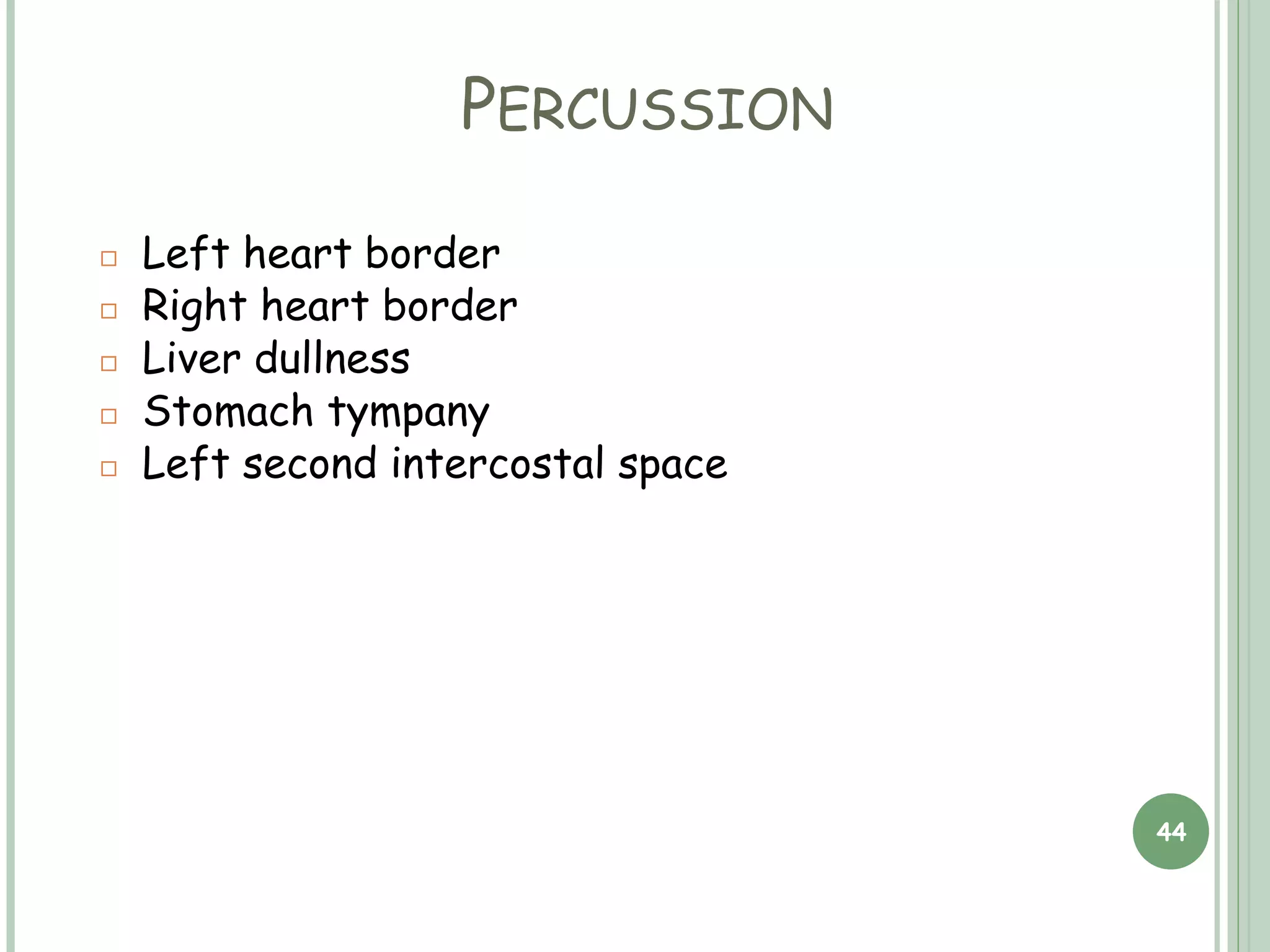 Examination of Cardio Vascular System (CVS): Pediatrics+ APPROACH TO A ...