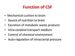 Examination of cerebrospinal fluid presentation mode | PPSX