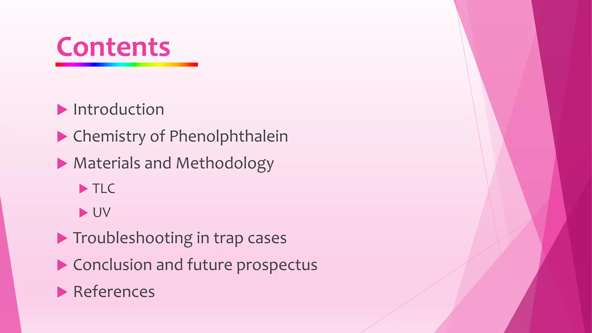 Examination of chemicals in trap cases | PPTX
