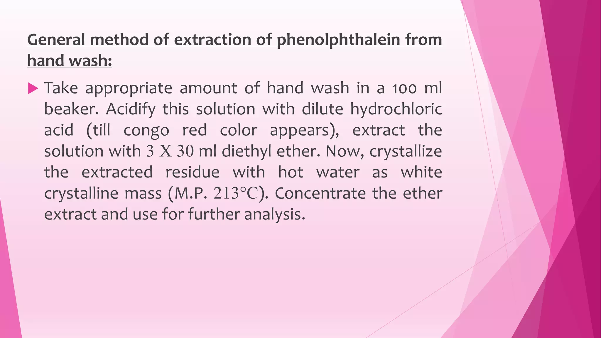 Examination of chemicals in trap cases | PPTX