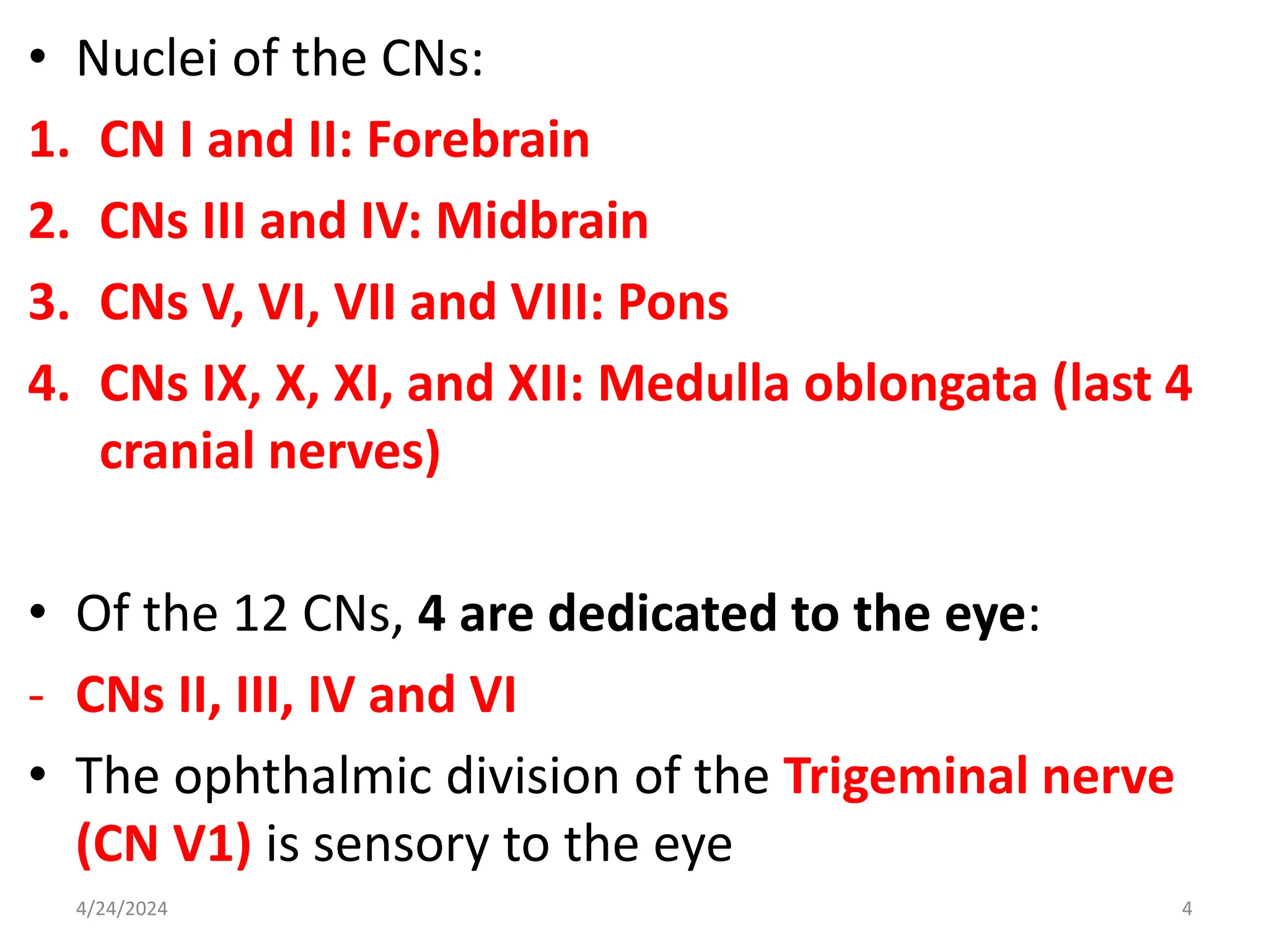 Examination of Cranial Nerves.pptx Anatomy | PPTX