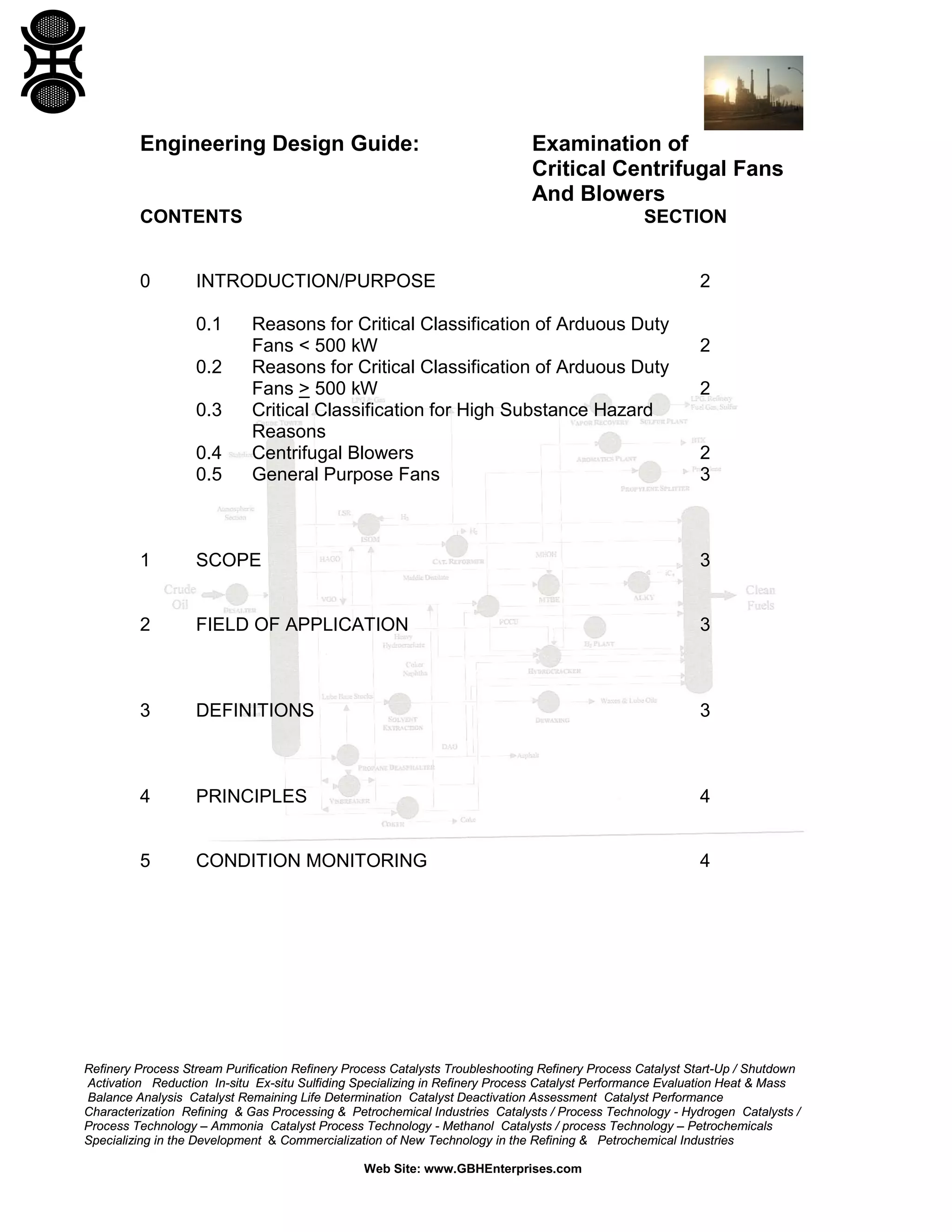 Examination of Critical Centrifugal Fans and Blowers | PDF