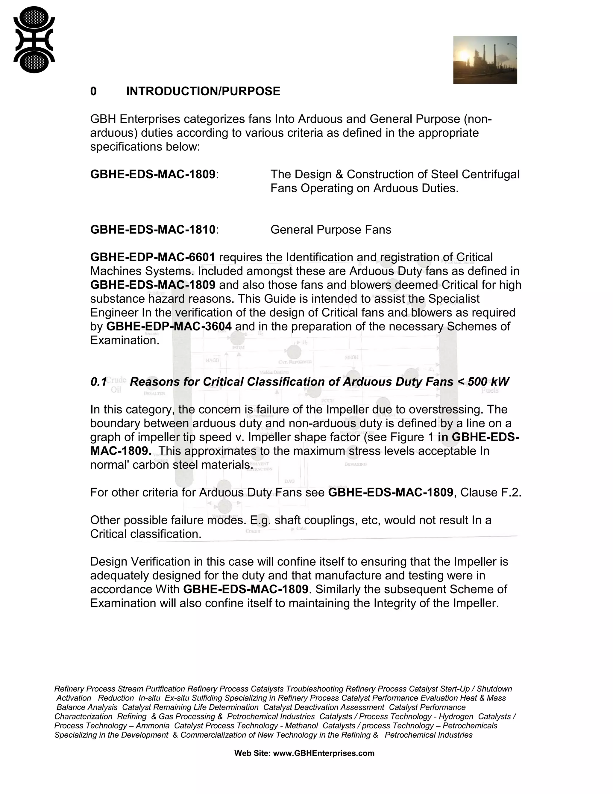 Examination of Critical Centrifugal Fans and Blowers | PDF