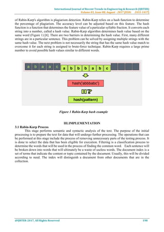 Examination of Document Similarity Using Rabin-Karp Algorithm | PDF