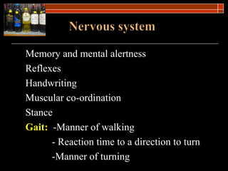 Examination of drunk person | PPT