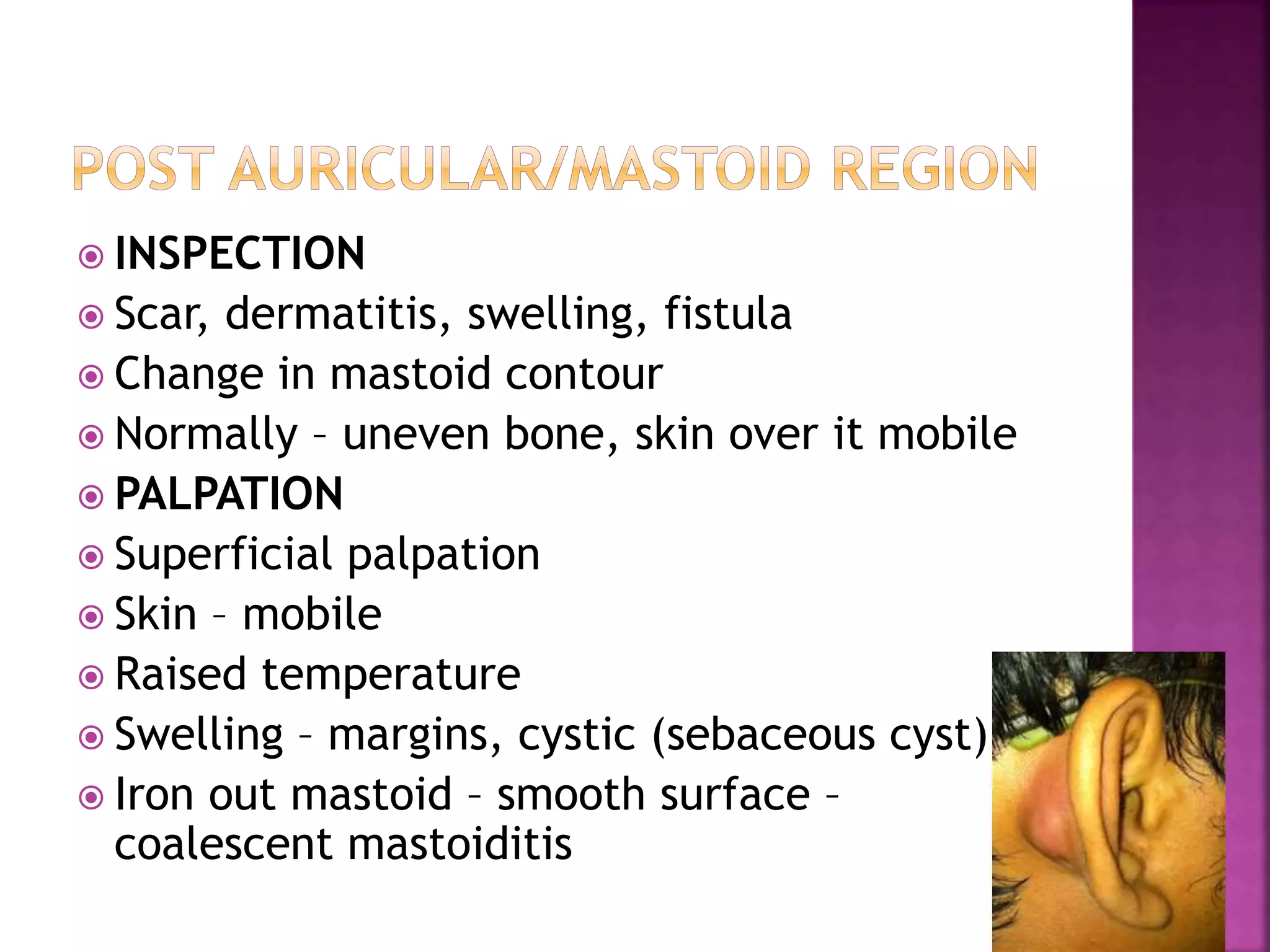 Examination of ear | PPTX