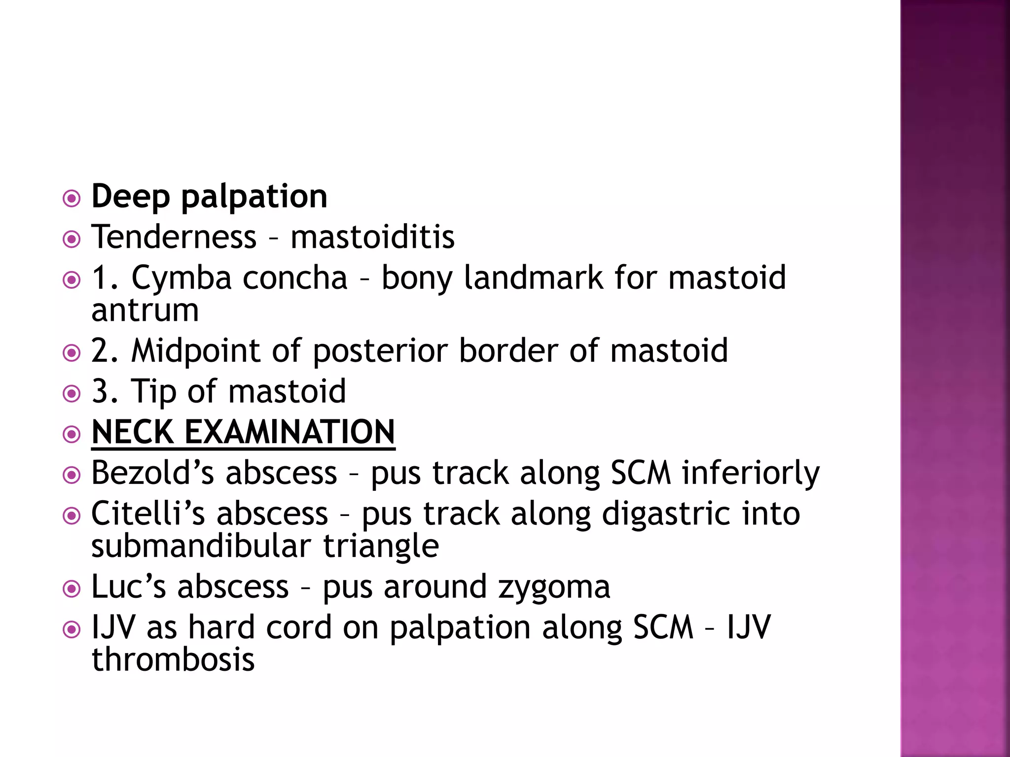 Examination of ear | PPTX