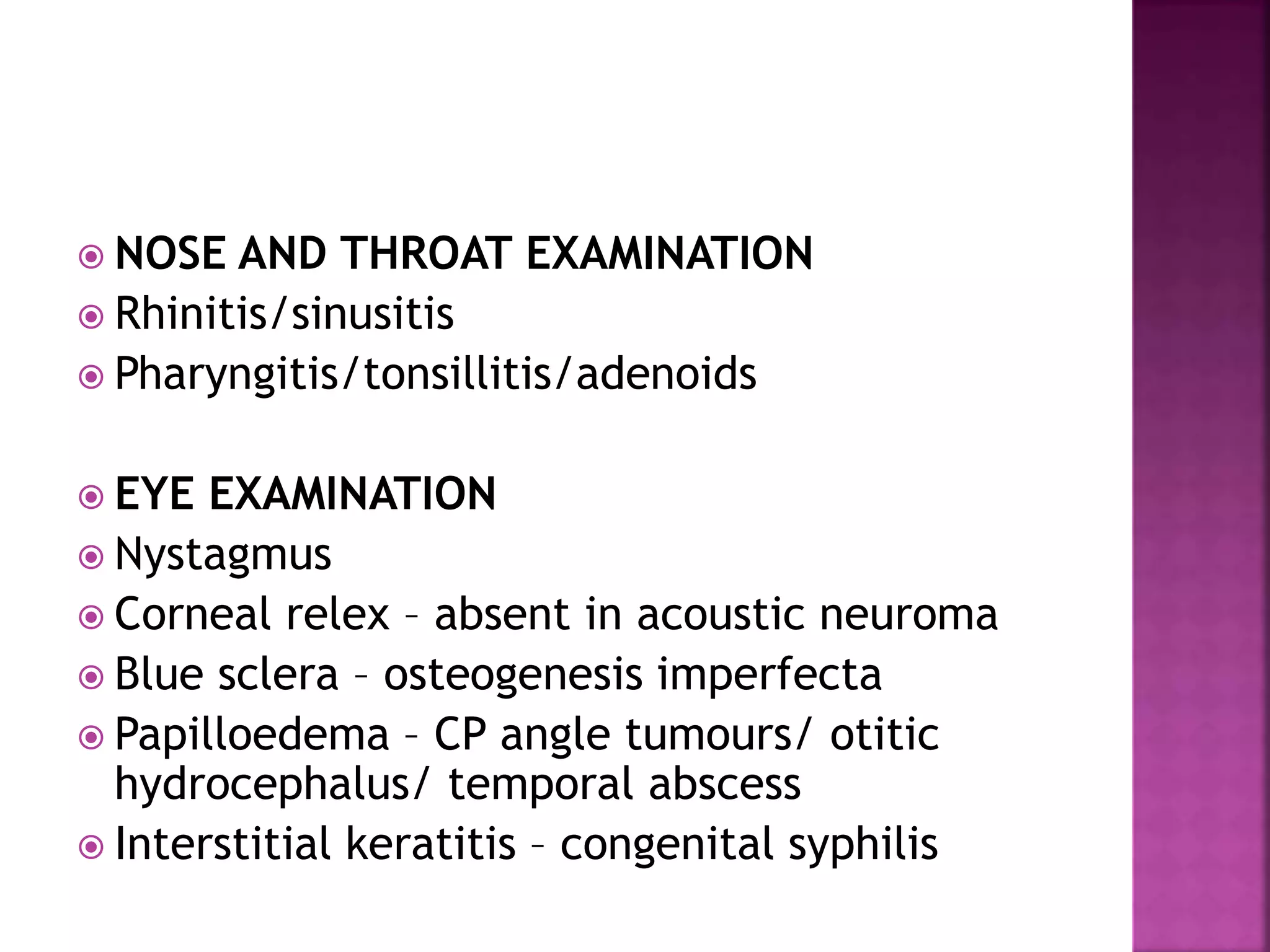 Examination of ear | PPTX