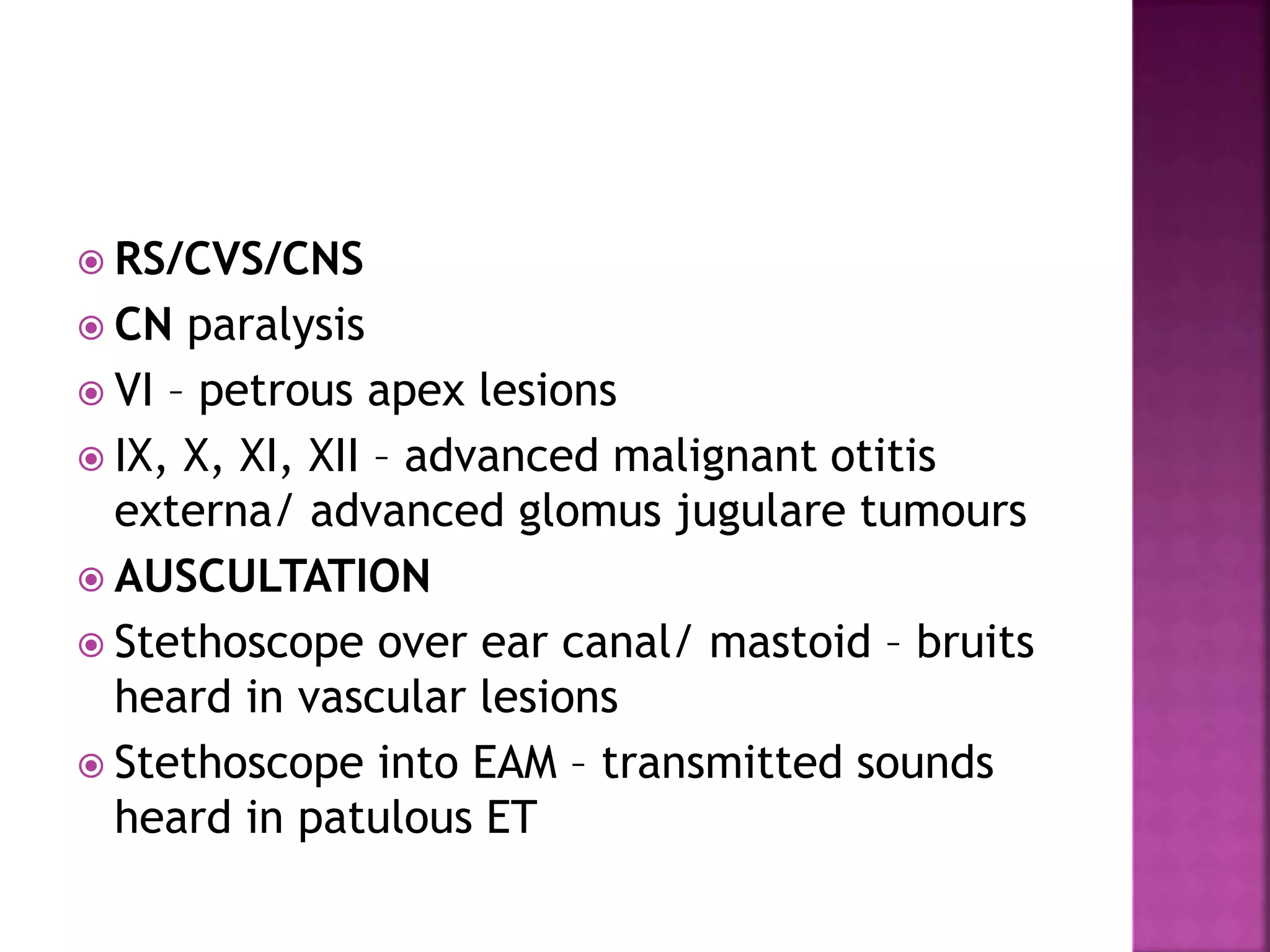 Examination of ear | PPTX