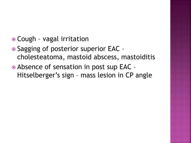 Examination of ear | PPTX