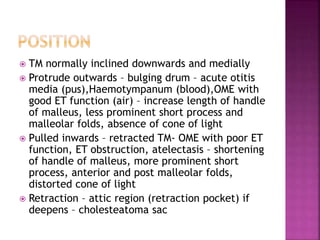 Examination of ear | PPTX