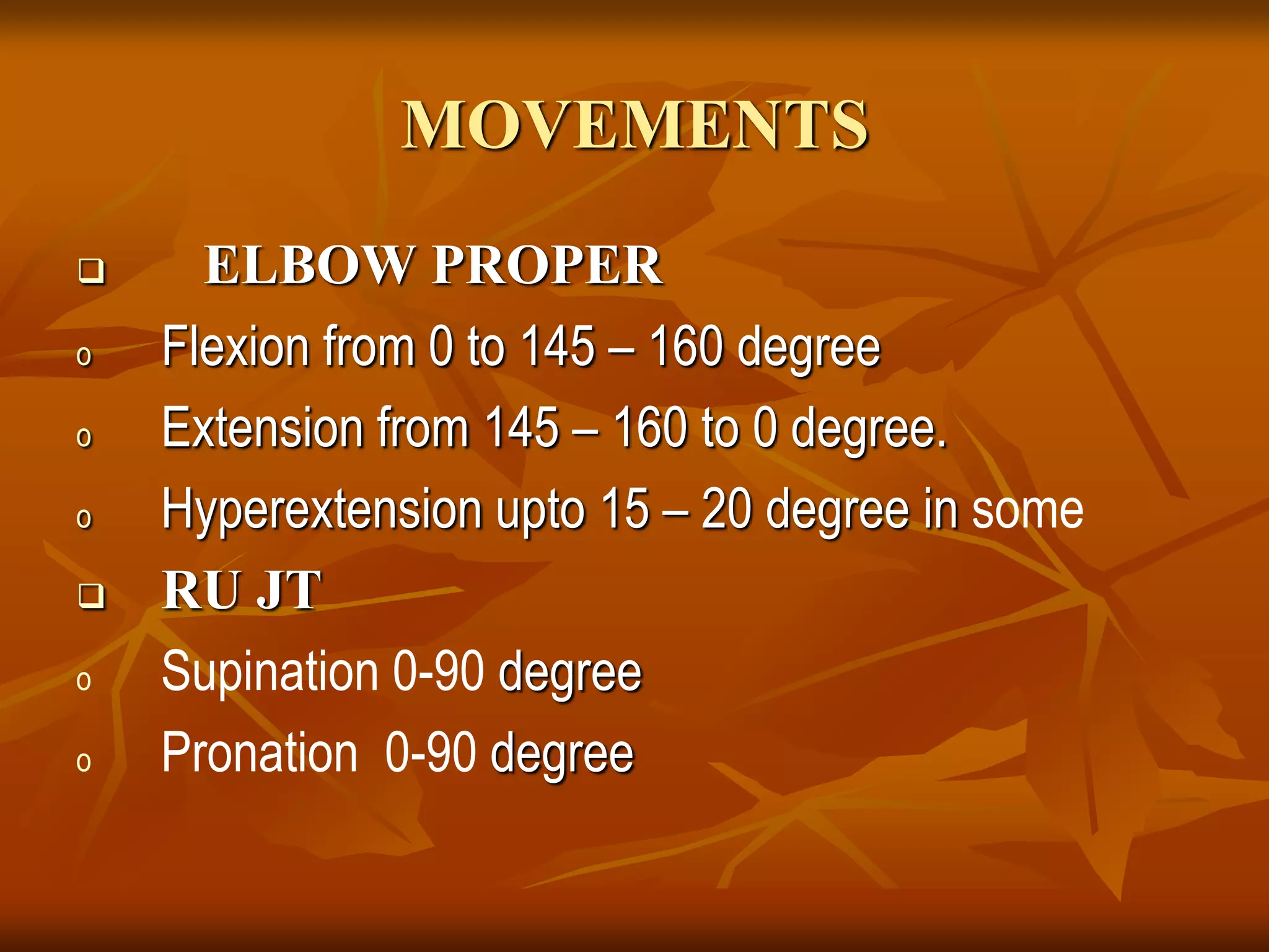 Examination of elbow | PPT