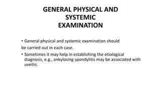Examination of eye | PPTX