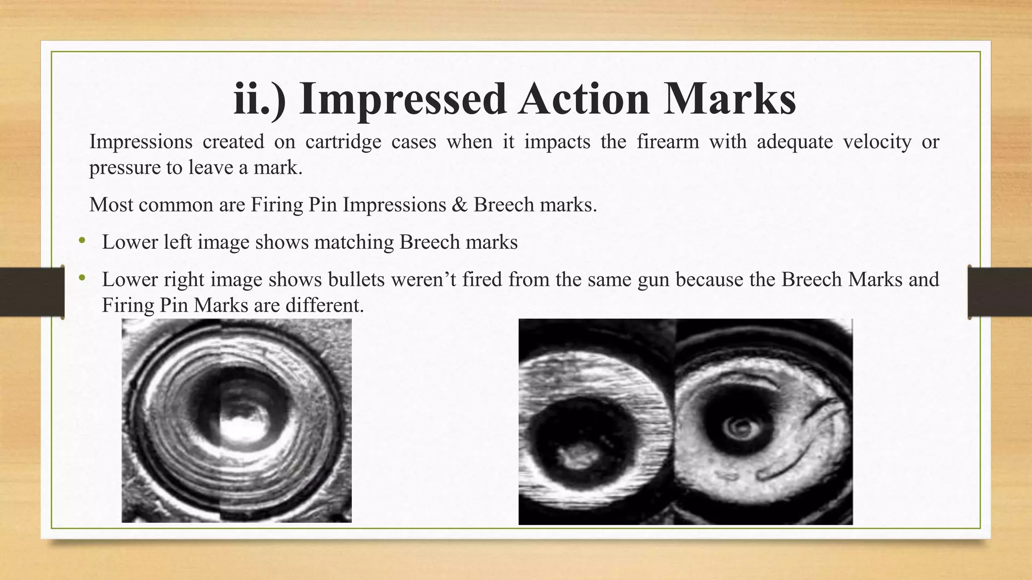 Examination of Firearm through Cartridge Case and bullet.pptx