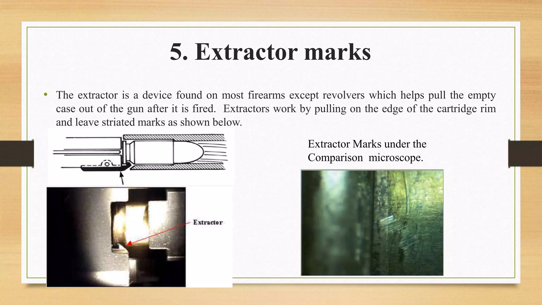 Examination of Firearm through Cartridge Case and bullet.pptx