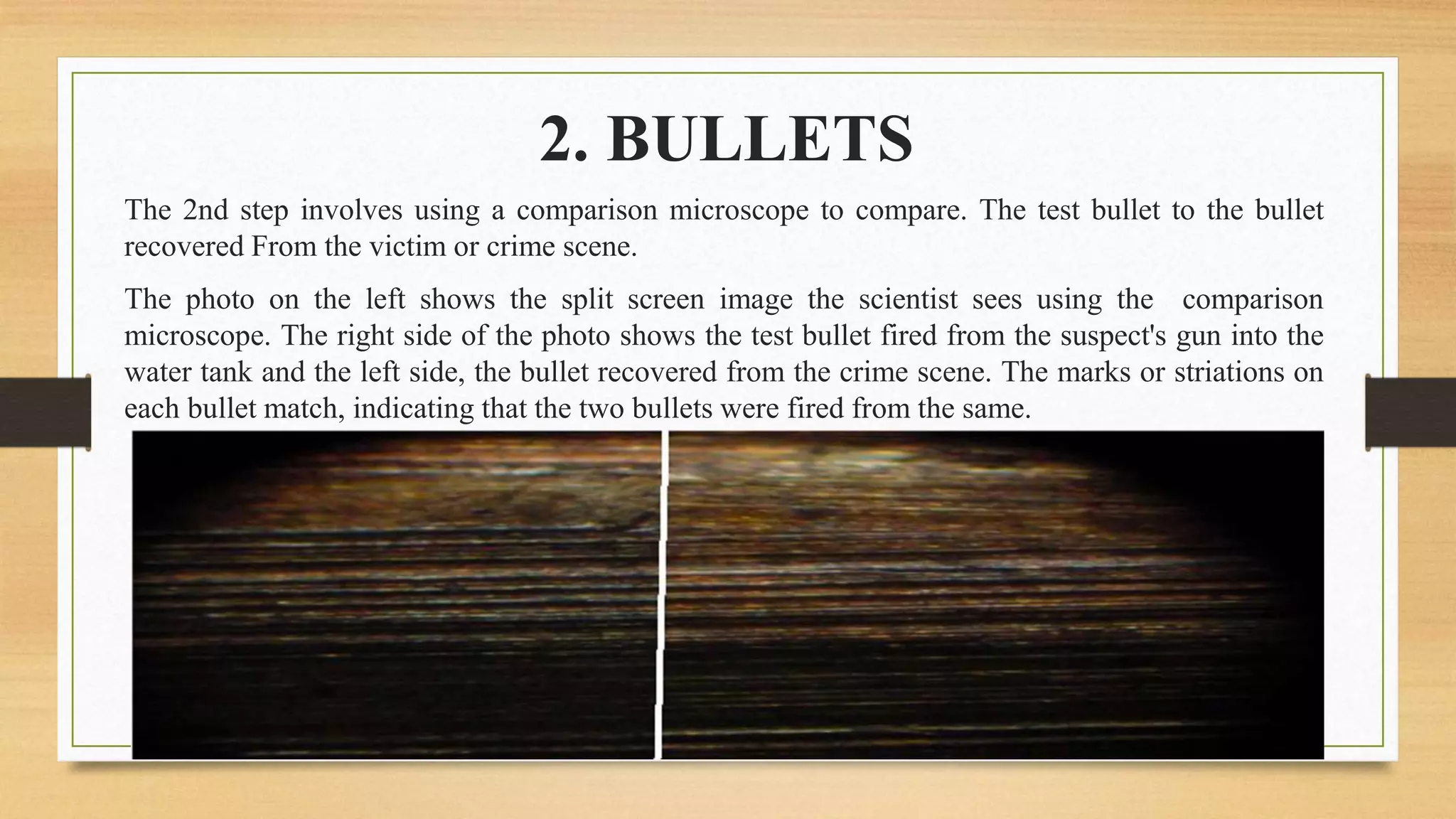 Examination of Firearm through Cartridge Case and bullet.pptx