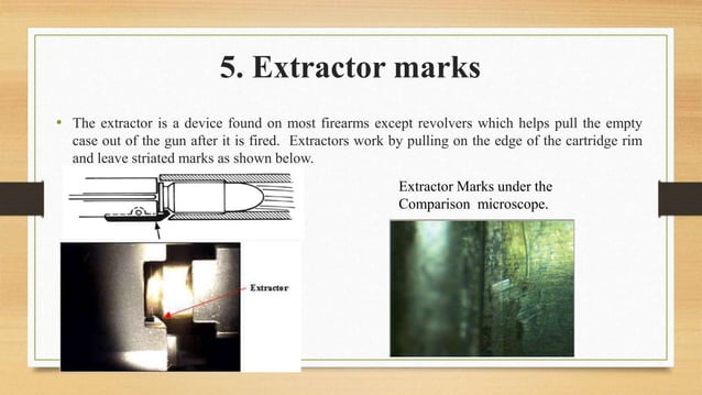Examination of Firearm through Cartridge Case and bullet.pptx