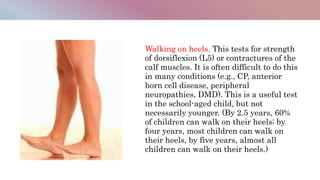 Examination of gait | PPTX
