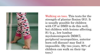 Examination of gait | PPTX