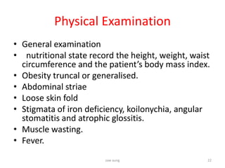 Examination of gastrointestinal system by HX | PPTX