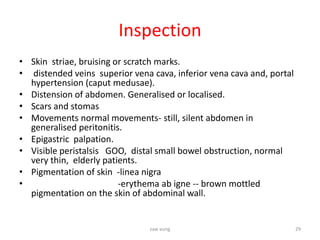 Examination of gastrointestinal system by HX | PPTX