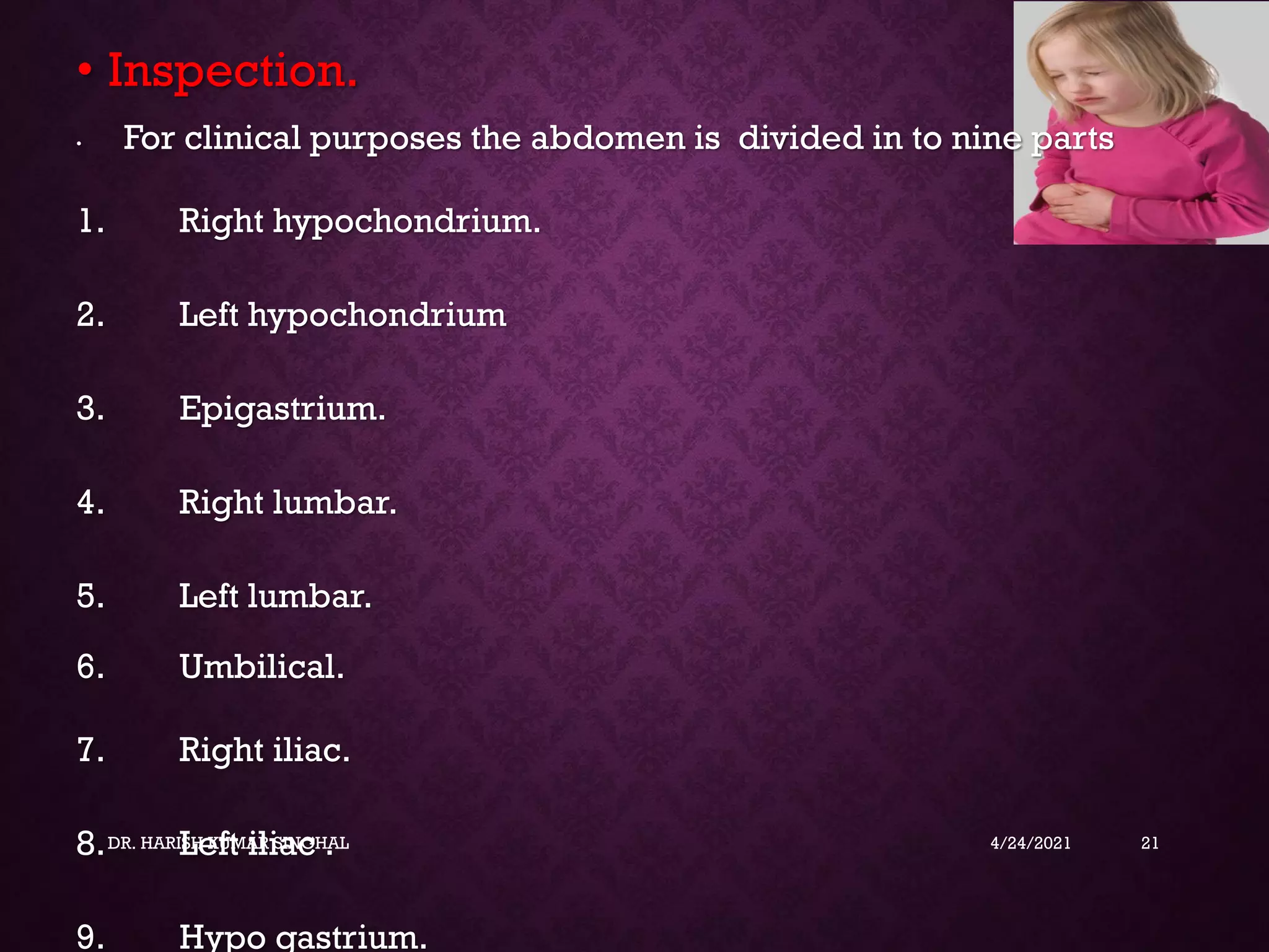 Examination of Pediatric Gastrointestinal tract | PDF