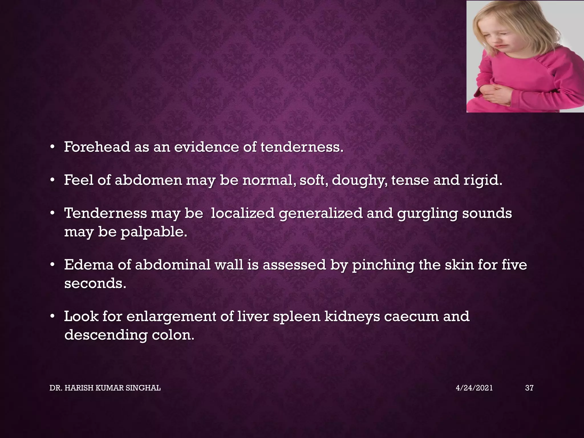 Examination of Pediatric Gastrointestinal tract | PDF