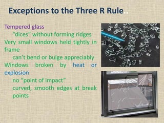 Examination of glass | PPTX