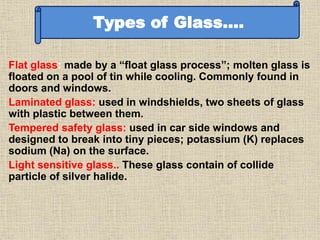 Examination of glass | PPTX