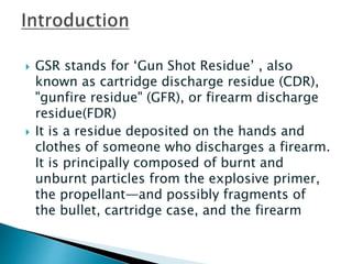 Examination of GSR.pptx