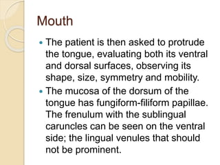 Examination of head and neck.pptx medical | PPTX