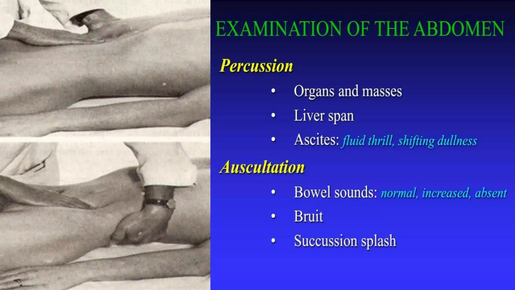 Examination of head,neck,mammary glands,chest and abdomen | PDF