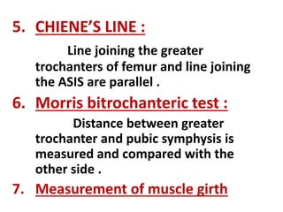 Examination of hip | PPTX