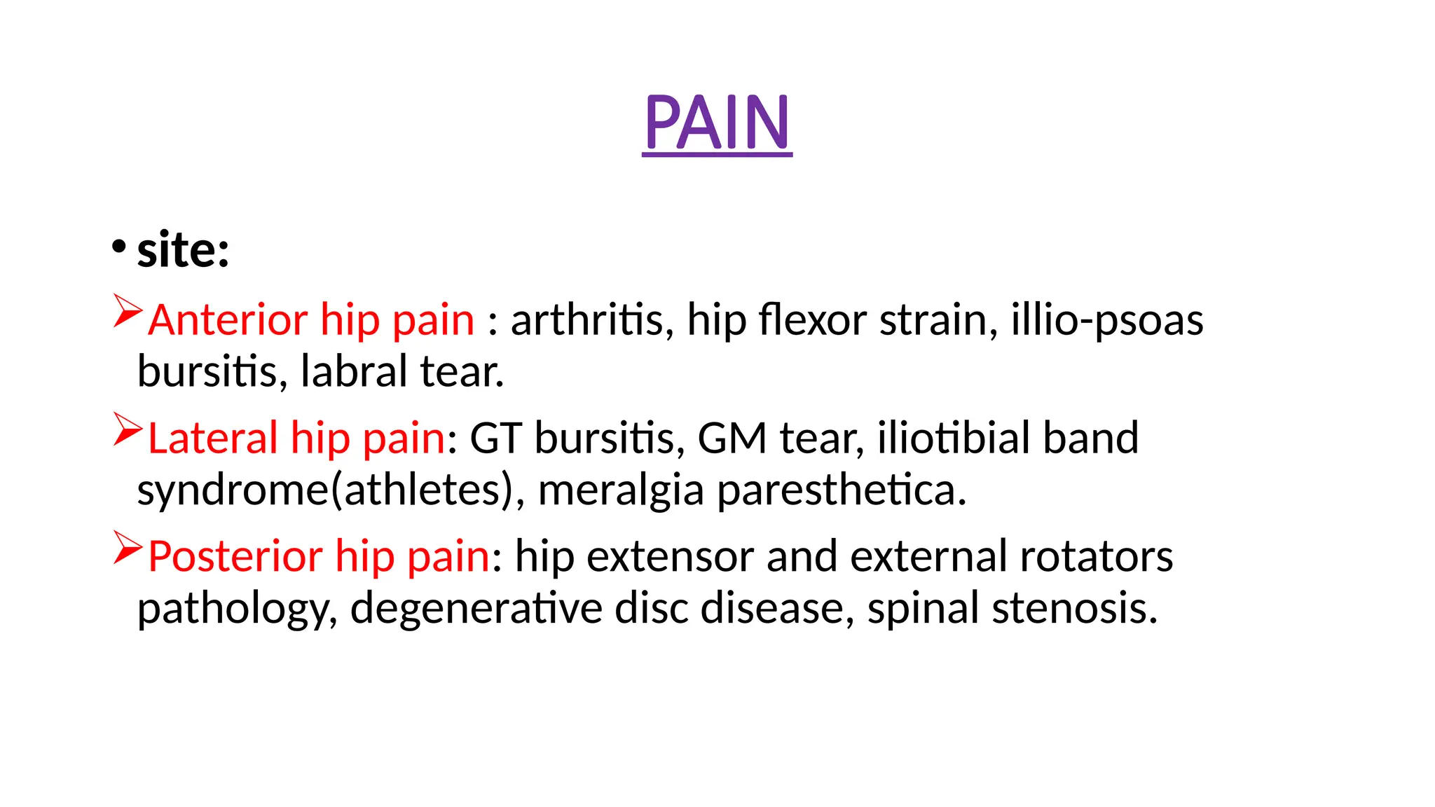 EXAMINATION OF HIP JOINT.pptx by shubham | PPTX