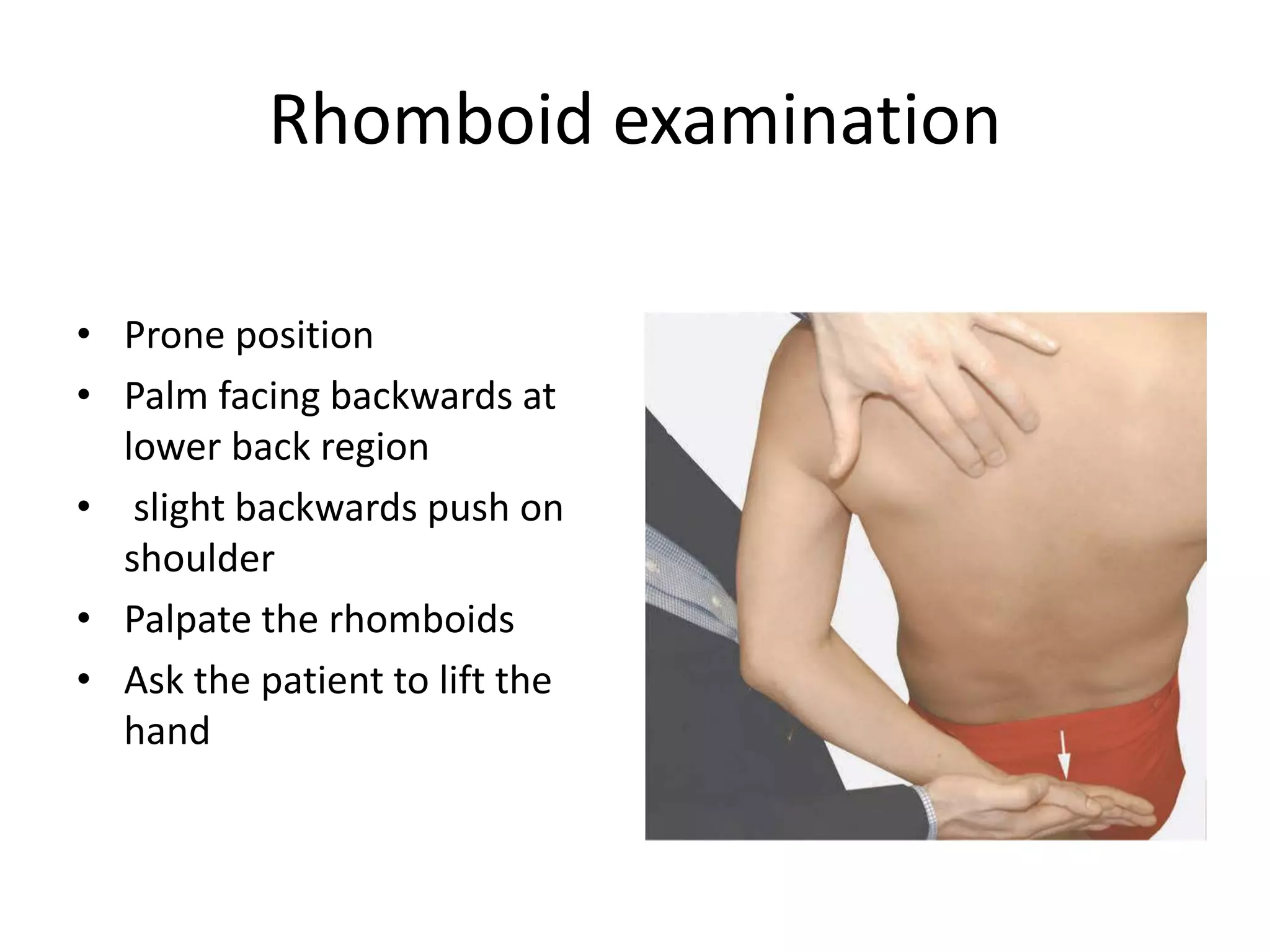 Examination of individual muscles and nerves of upper limb | PPTX