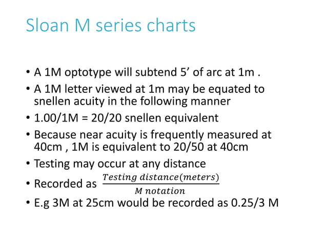 Examination of low vision patient | PPTX | Eye and Vision Conditions ...