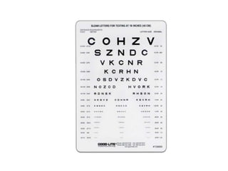 Examination of low vision patient | PPTX
