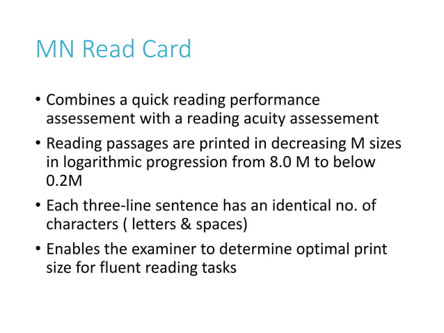 Examination of low vision patient | PPTX | Eye and Vision Conditions ...